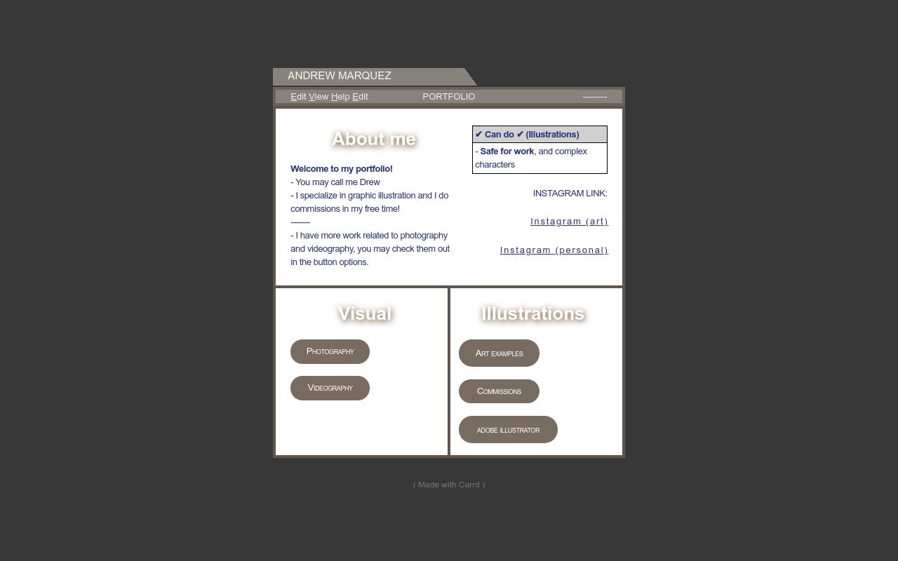 Drew's Art Portfolio